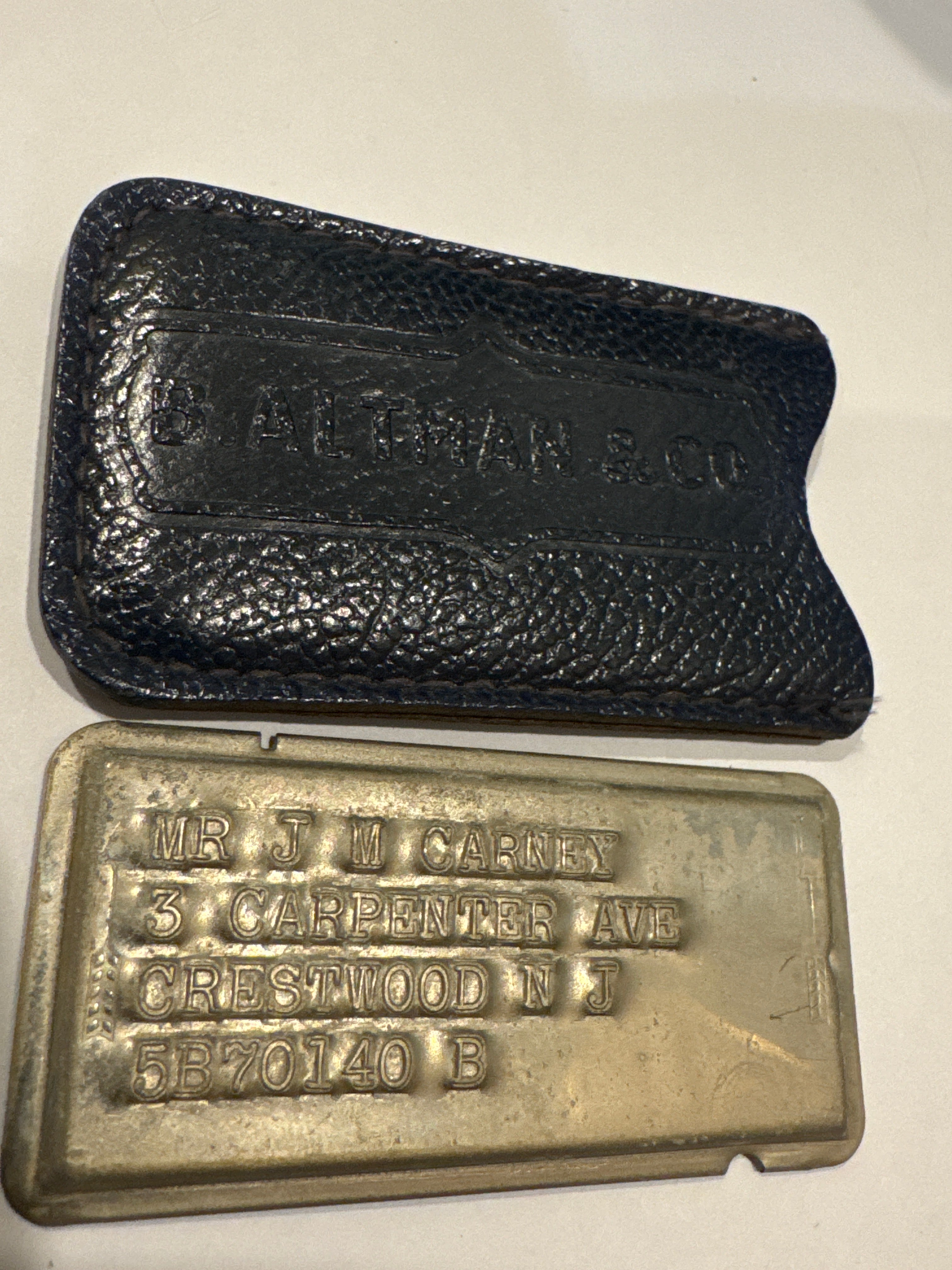 Own a piece of NY nostalgia Original B Altman credit card from 1950s ...